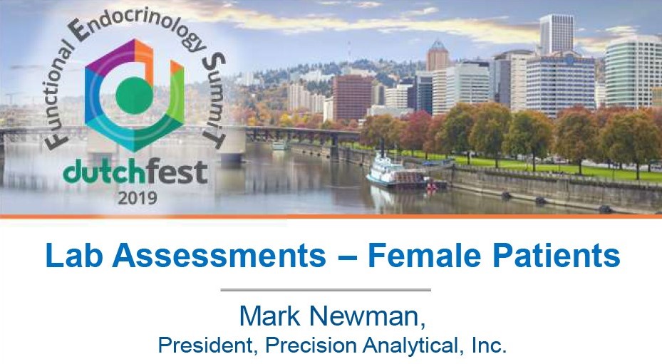 Lab Assessments, Female - DUTCH Test